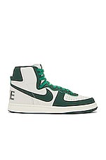 Nike Terminator High Sneakers in Swan, Noble Green, Sail, & Washed ...