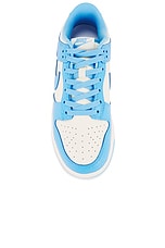 Nike Dunk Low Retro in Coconut Milk, University Blue, & Gym Red | REVOLVE