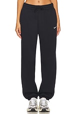 Nike Phoenix Fleece Jogger in Black & Sail | REVOLVE