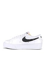 Nike Blazer Low Platform in White & Black | REVOLVE
