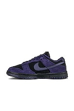Nike Dunk Low Sneaker in Black, Purple Ink, & Black | REVOLVE