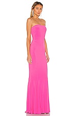 Norma Kamali x REVOLVE Strapless Fishtail Gown in Orchid Pink | REVOLVE