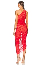 Norma Kamali Diana Gown in Tiger Red | REVOLVE