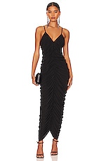 Norma Kamali Slip Diana Gown in Black | REVOLVE
