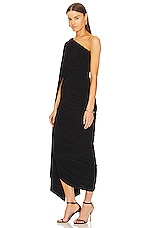 Norma Kamali Diana Gown W/ Sleeve in Black | REVOLVE