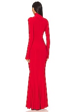 Norma Kamali x REVOLVE Turtle Fishtail Gown in Tiger Red | REVOLVE