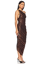 Norma Kamali Diana Gown in Chocolate | REVOLVE