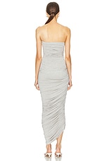 Norma Kamali Strapless Diana Gown in Light Grey | REVOLVE