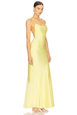 Nookie Entice Drape Gown in Lemon | REVOLVE