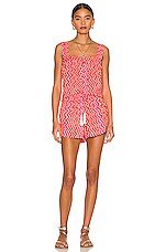 Natalie Martin Tash Short in Zig Zag Aperol | REVOLVE