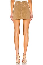 NSF Penelope Patch Pocket Mini Skirt in Pigment Copper | REVOLVE