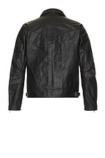 Nudie Jeans Eddy Rider Leather Jacket in Black | REVOLVE