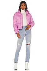 Nubyen x REVOLVE Cropped Puffer Jacket in Pink | REVOLVE