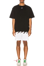 OFF-WHITE Stencil Tee in Black & White | REVOLVE
