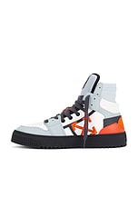 OFF-WHITE 3.0 Off Court Courtesy Sneaker in Light Blue & Orange | REVOLVE