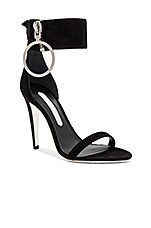 OFF-WHITE Zipped High Sandal Heel in Black | REVOLVE