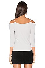 OLCAY GULSEN Off Shoulder Strap Top in Pebble Grey | REVOLVE