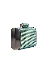 olga berg Bae Crystal Clutch in Green | REVOLVE
