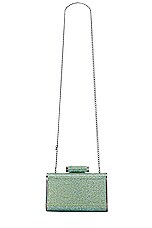 olga berg Bae Crystal Clutch in Green | REVOLVE