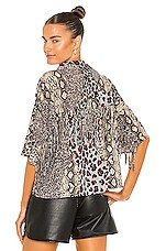 One Teaspoon Punk Python Fringed Savanna Shirt in Animal | REVOLVE