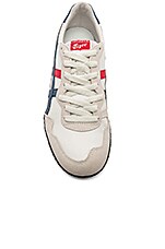 Onitsuka Tiger Serrano in White & Mallard Blue | REVOLVE