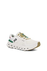 On Cloudrunner 2 Sneaker in Undyed & Green | REVOLVE