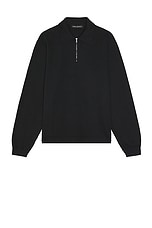 Our Legacy Lad Sweatshirt in Worn Black Athletic Rib | REVOLVE