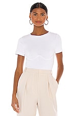 OW Collection Thea Bodysuit in White | REVOLVE
