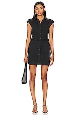 PAIGE Jaxsyn Dress in Washed Black | REVOLVE