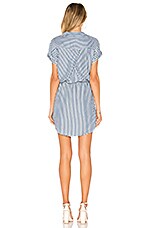 PAIGE Haidee Dress in White & Blue Bell Stripe | REVOLVE
