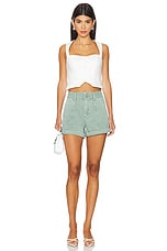 PAIGE Brooklyn Short in Vintage Dusty Sage | REVOLVE