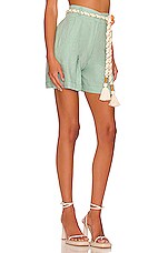 PatBO Linen Shorts With Rope Belt in Limestone | REVOLVE