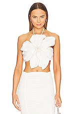 PatBO Flower Top in White | REVOLVE