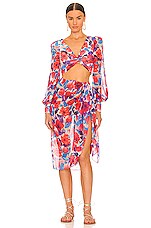 PatBO Violet Pareo in Cherry | REVOLVE