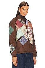 Found Quilt Patch Jacket in Brown & Multi | REVOLVE