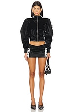 POSTER GIRL Premier Tracksuit Jacket in Pitch Black | REVOLVE