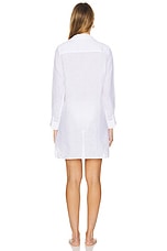 PQ X Haleyy Baylee Linen Millie Tie Cover Up in White | REVOLVE