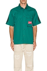 Pleasures Gutierrez Work Shirt in Green | REVOLVE