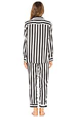 Plush Silky Striped PJ Set in Black & White | REVOLVE