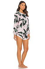 Plush X REVOLVE Long Sleeve Top and Short Pajama Set in Pink | REVOLVE