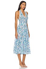Poupette St Barth Beth Midi Dress in Blue Sweet Liberty | REVOLVE