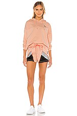 Puma TFS Satin Short in Pink Sand, Puma Black & Metallic Silver | REVOLVE