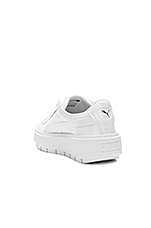 Puma Basket Platform Trace Sneaker in Puma White | REVOLVE