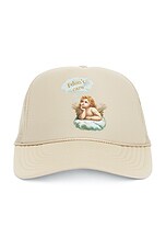 Pretty Vacant Don't Care Hat in Tan | REVOLVE