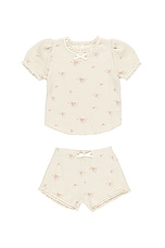 QUINCY MAE Kids Ruby Set in Natural | REVOLVE