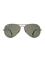 Ray-Ban Aviator II Large in Black | REVOLVE