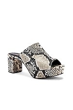 RAYE Club Heel in Natural Snake | REVOLVE