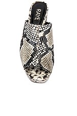 RAYE Club Heel in Natural Snake | REVOLVE
