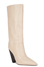 RAYE Angle Boot in Beige | REVOLVE