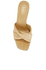 RAYE Avital Sandal in Natural Raffia | REVOLVE